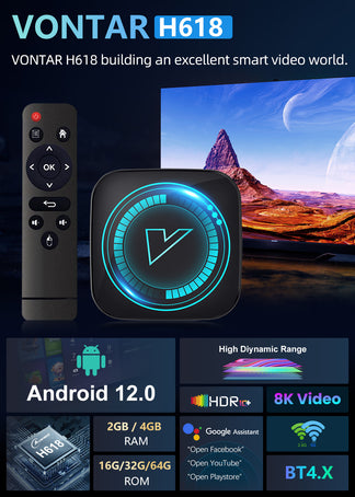 VONTAR H618 TV BOX – VONTAR BOX OFFICIAL ONLINE STORE